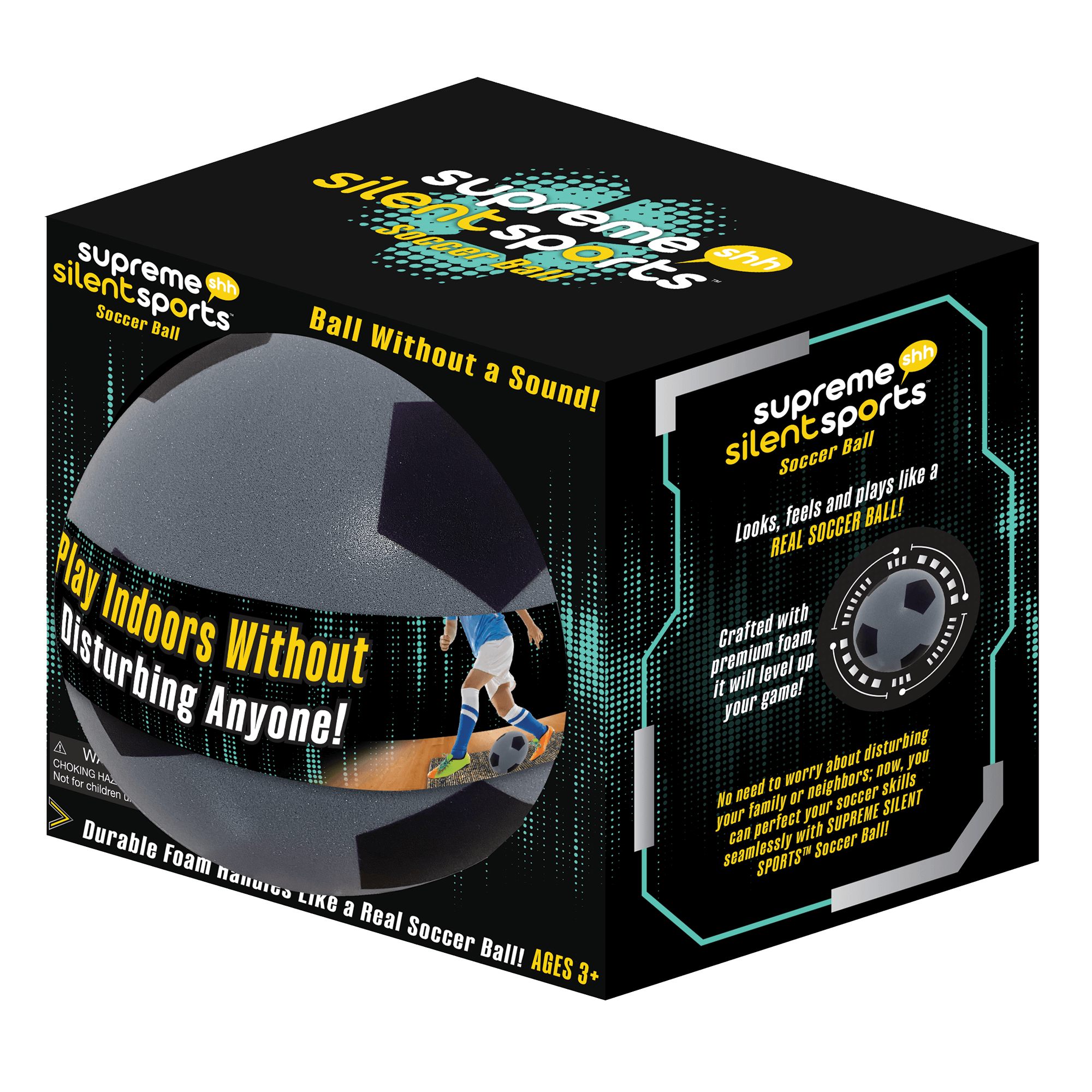 Supreme Silent Sports Soccer Ball