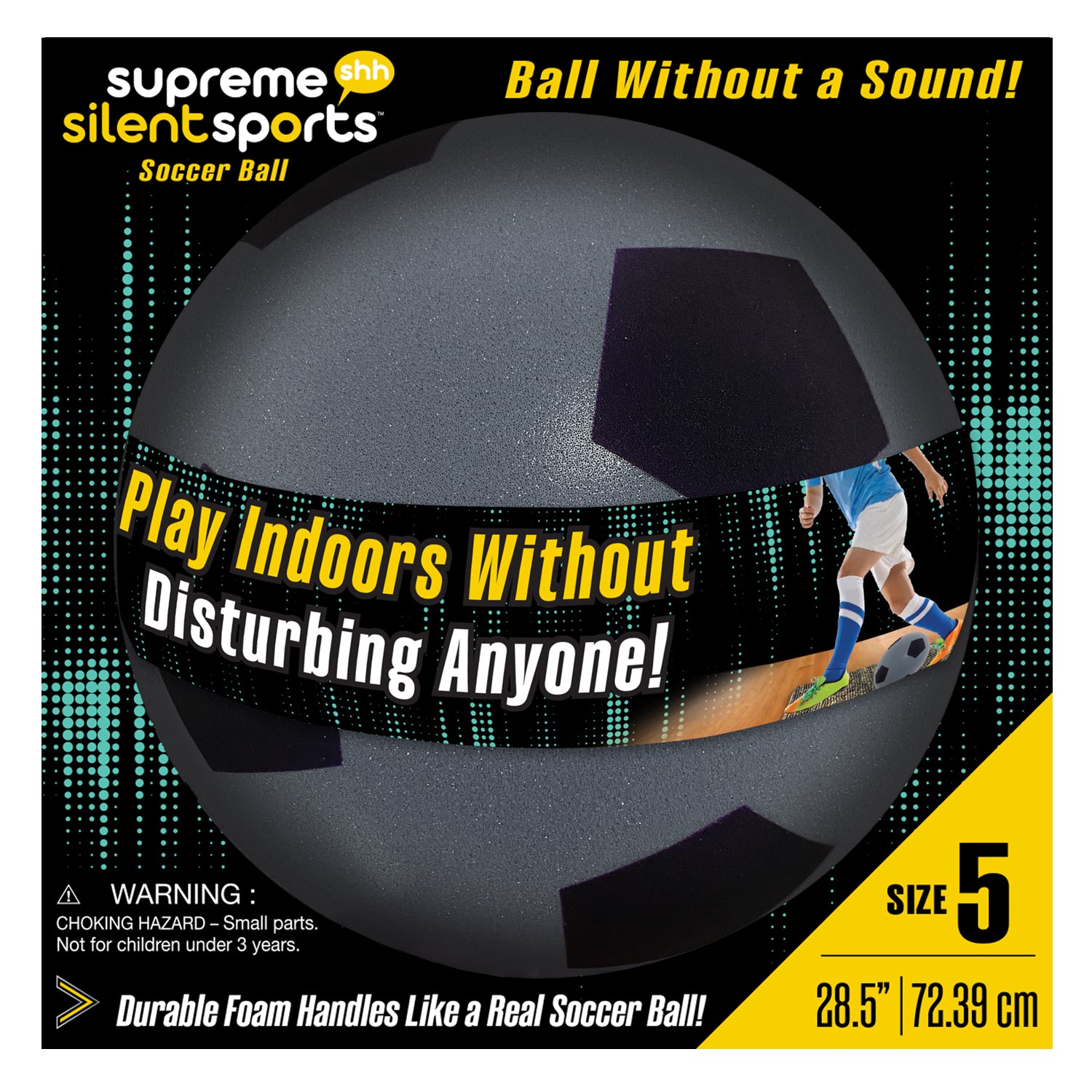Supreme Silent Sports Soccer Ball